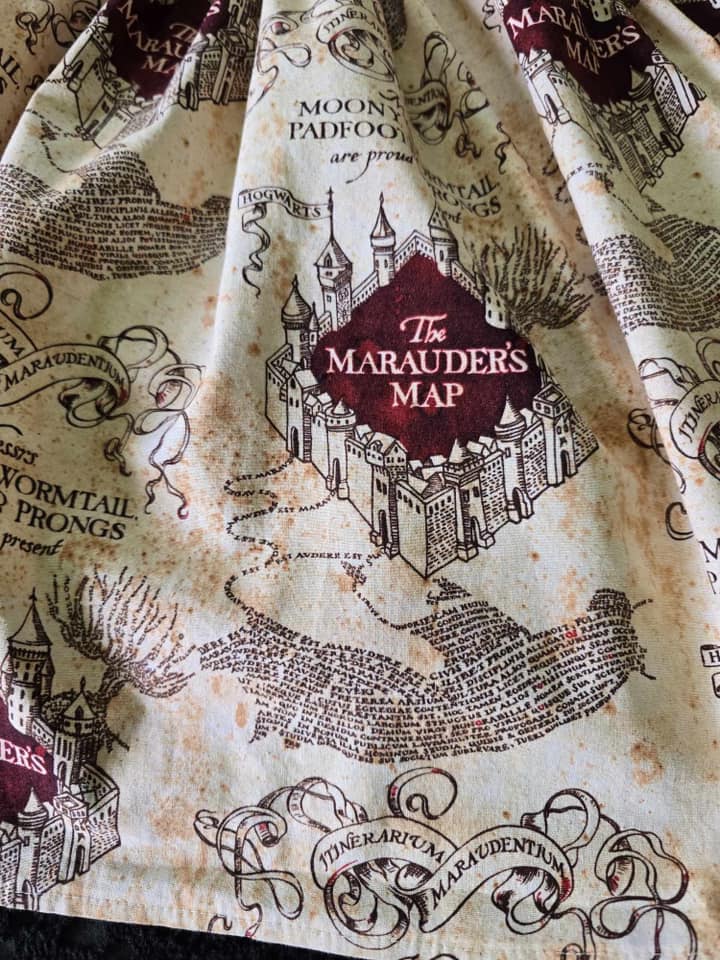 HP Treasure Map Skirt – Damsel in this Dress